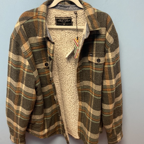 True Grit | Jackets & Coats | True Grit Jacket Green Brown Tan | Poshmark